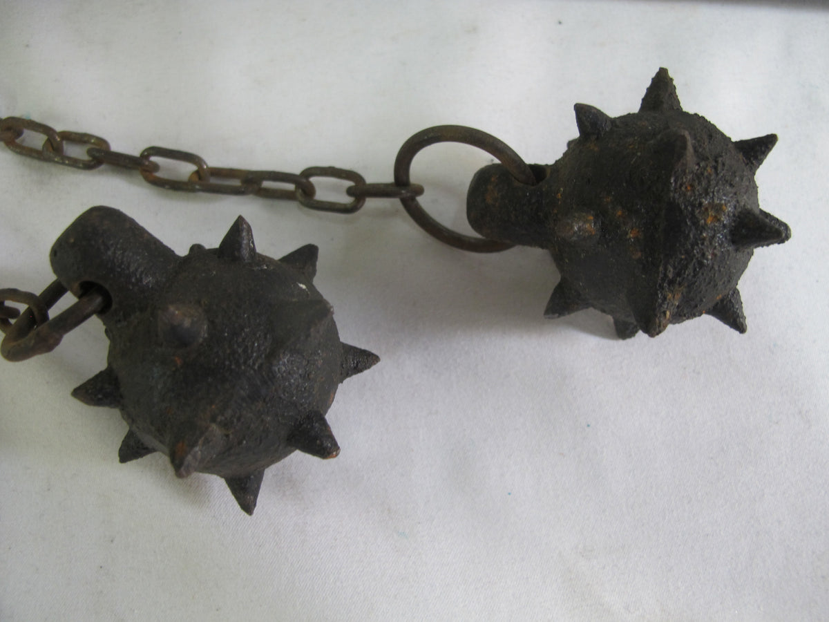 WWI Era Military Trench Raiding Flail Mace Pair – The Vault by Gary Germer
