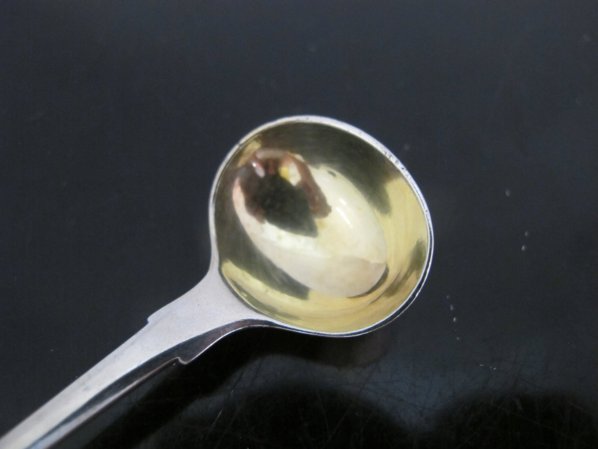 Antique GEORGE III Sterling Silver Thomas Bowen MUSTARD Spoon 'A' Mono ...