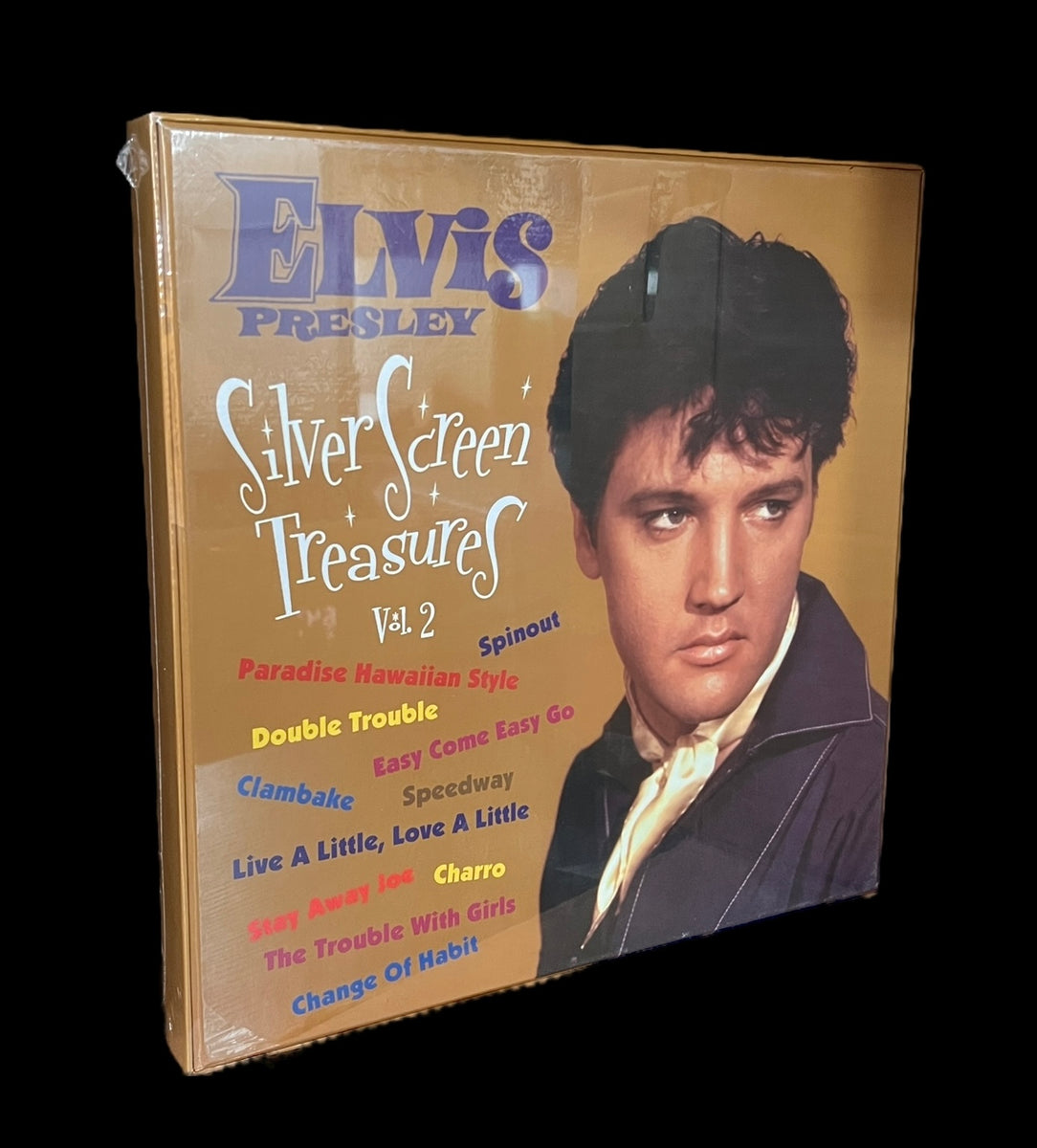 SEALED Lot of 2 Elvis Presley Disques En OR & Silver Screen Treasures ...
