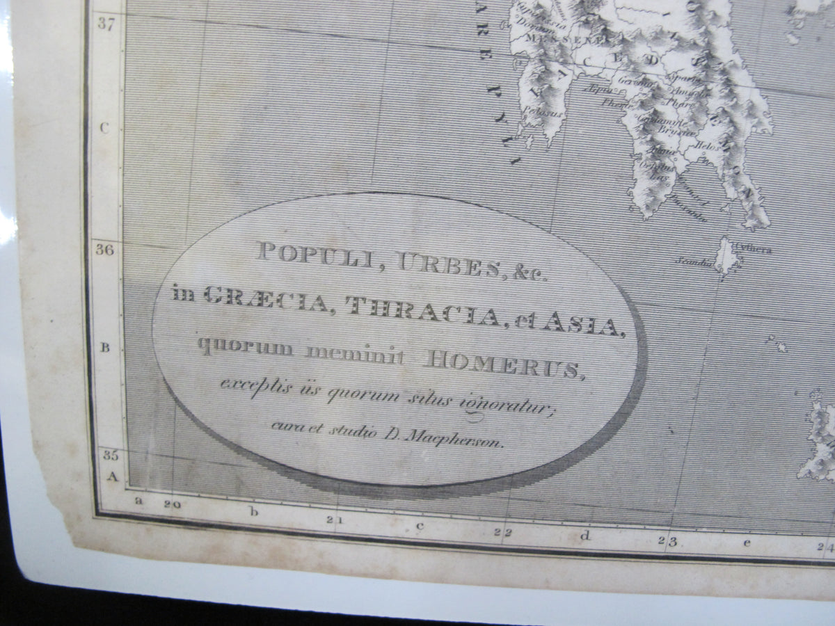 D MAC PHERSON Antique 1827 Geography Map of Ancient GREECE – The Vault ...